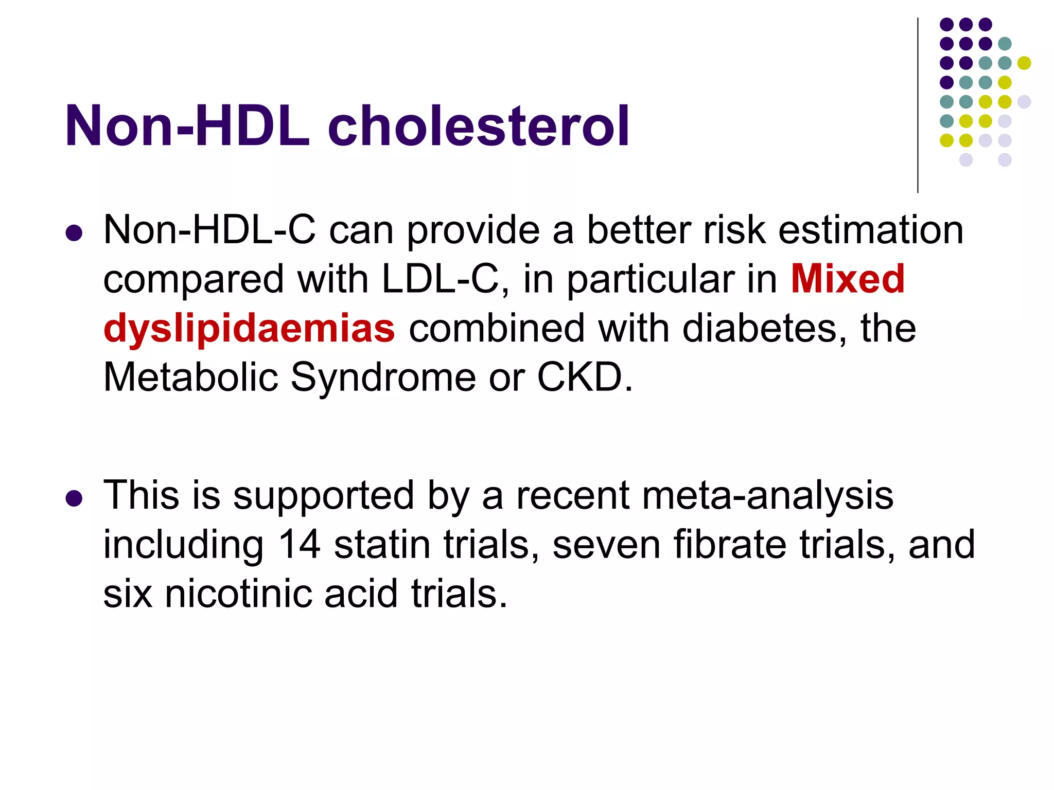 Dyslipidemia guidelines | PPTX