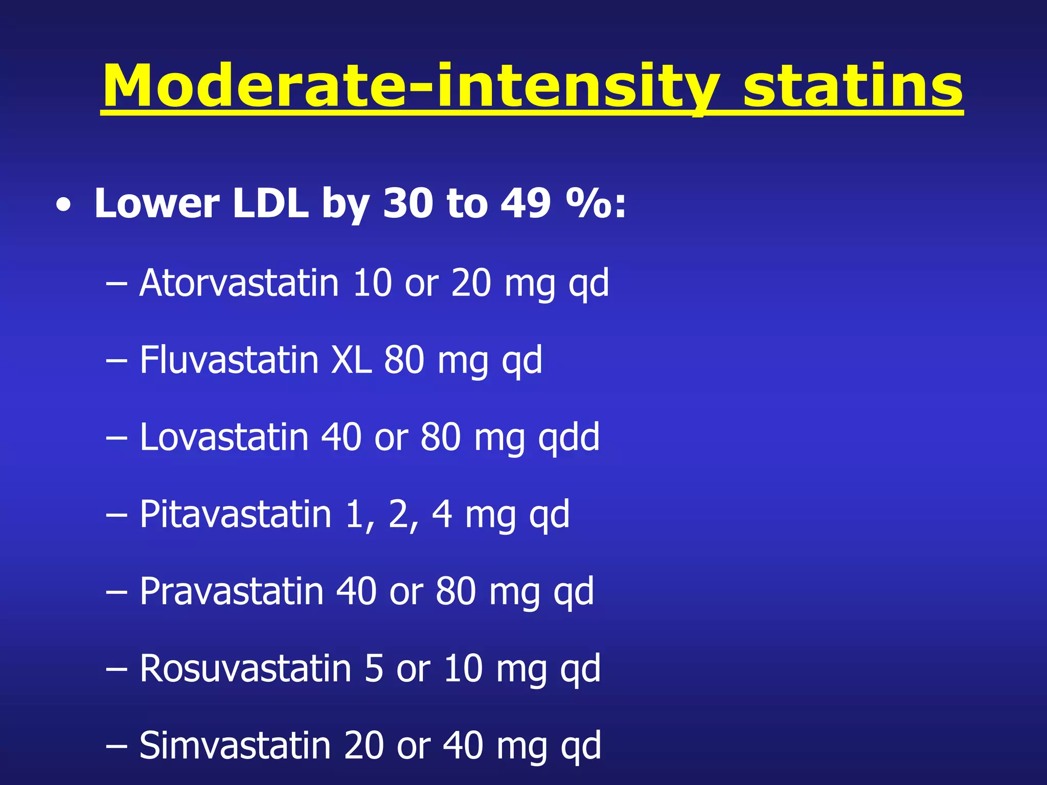 Management of dyslipidemia | PDF