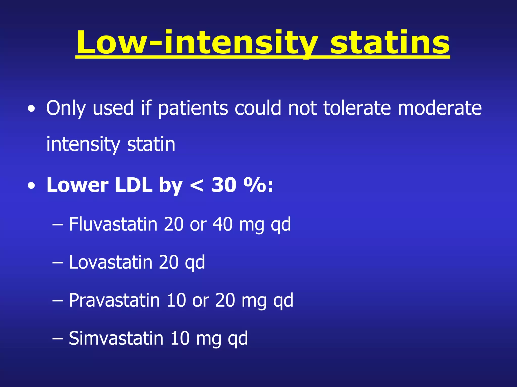 Management of dyslipidemia | PDF