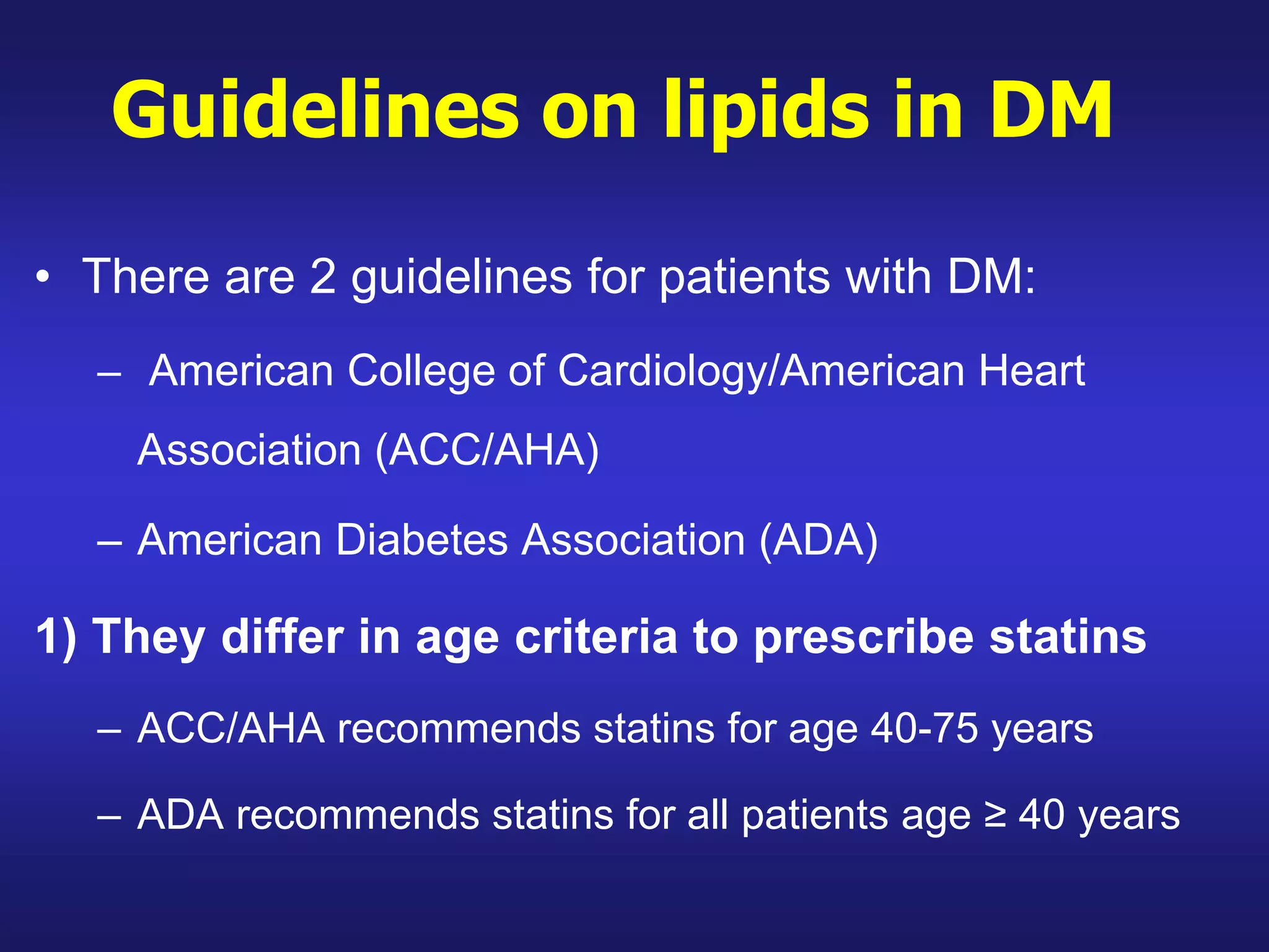 Management of dyslipidemia | PDF