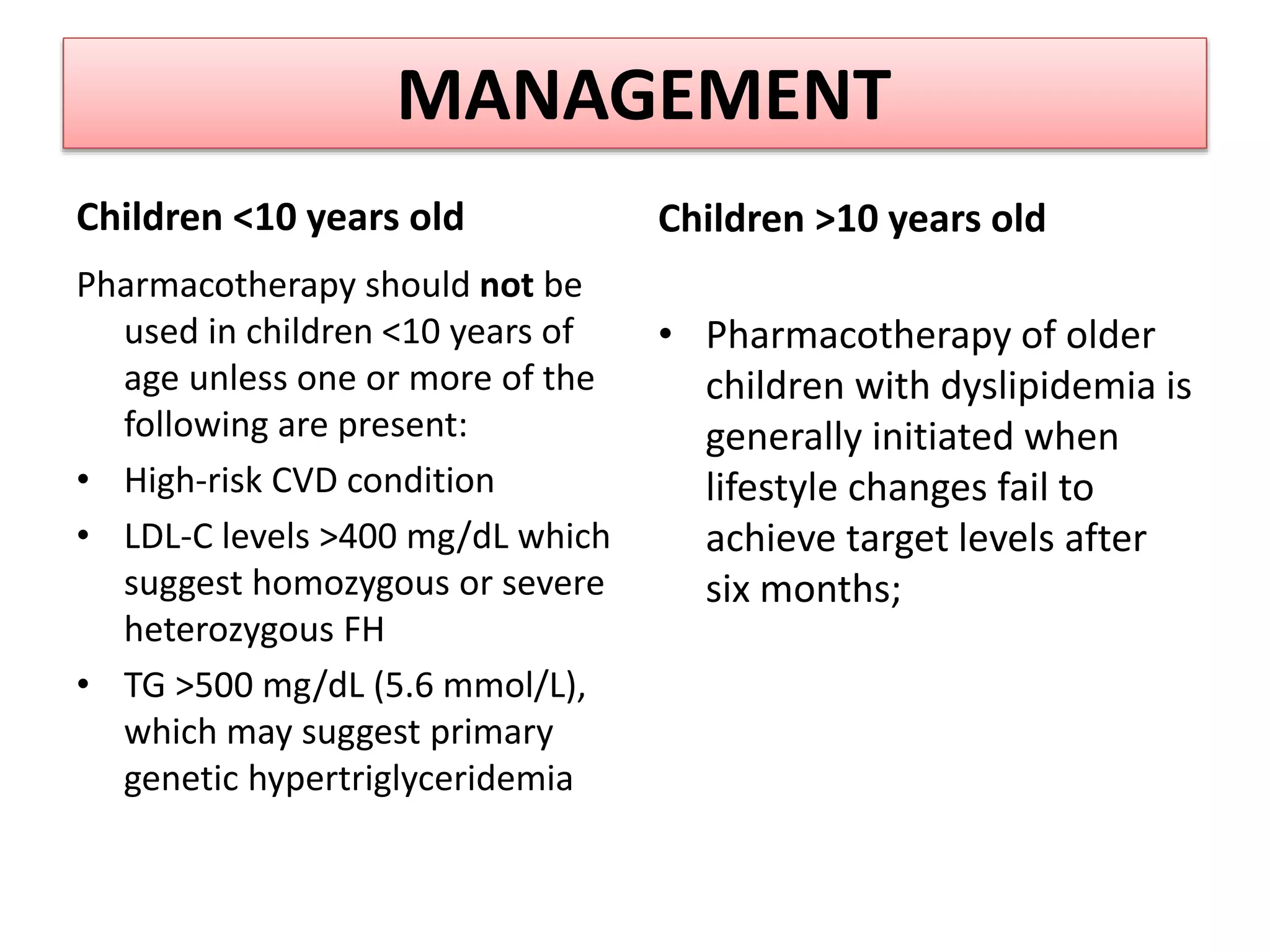 Dyslipidemias in children | PPTX