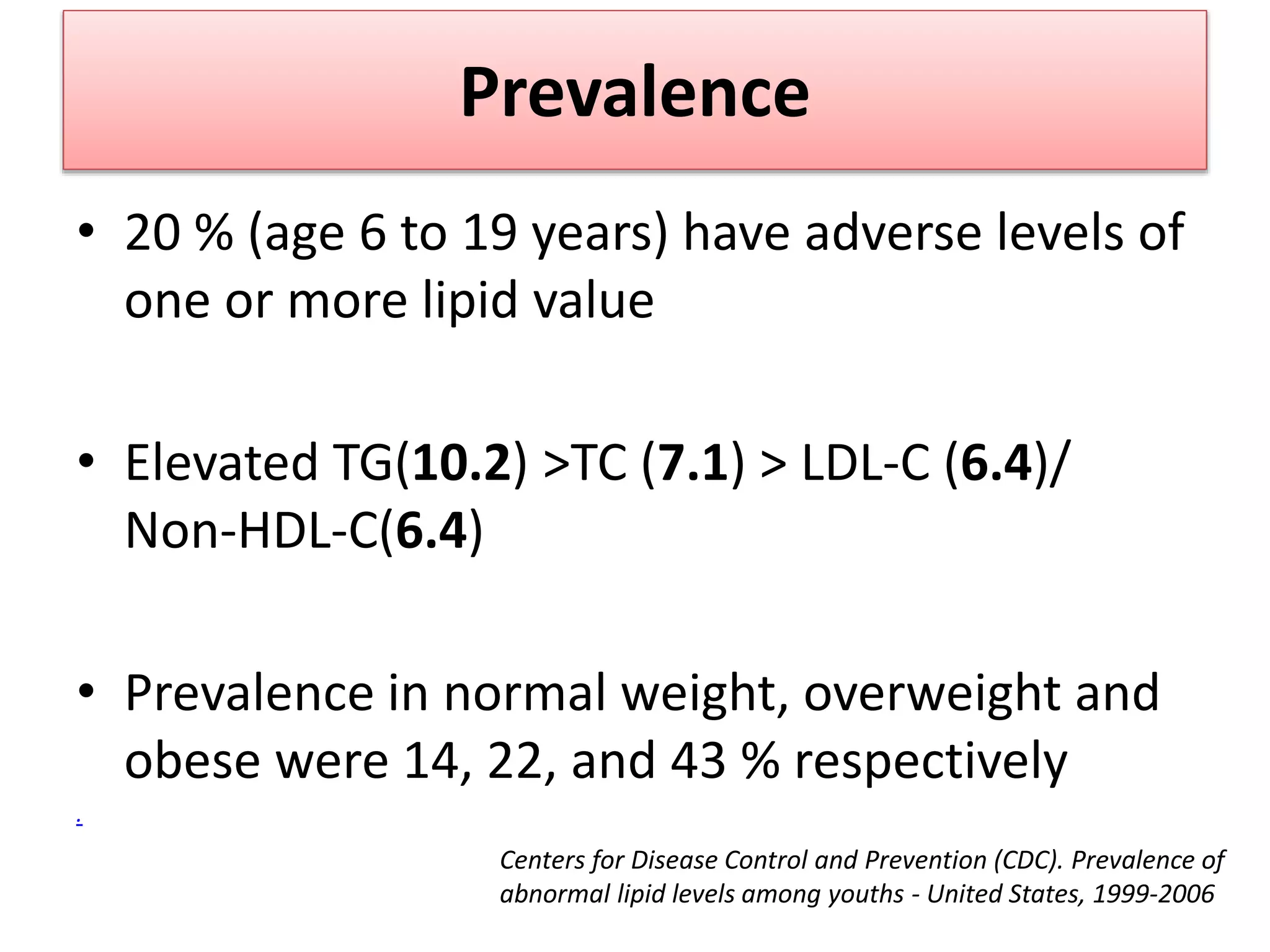 Dyslipidemias in children | PPTX