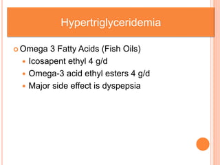 Dyslipidimia finale | PPTX