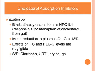 Dyslipidimia finale | PPTX