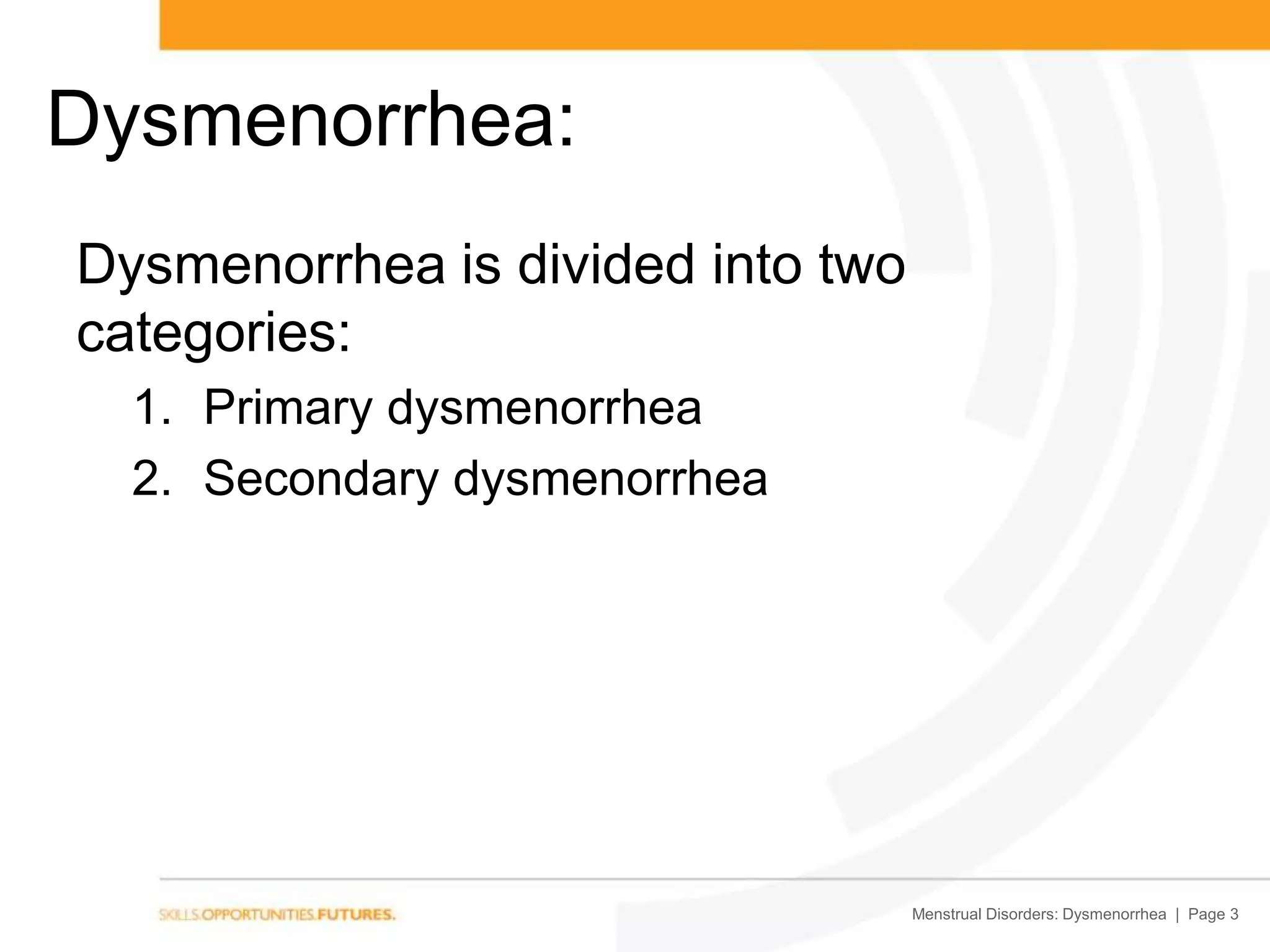 Dysmenorrhea | PPTX