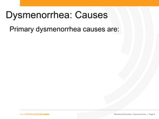 Dysmenorrhea | PPTX