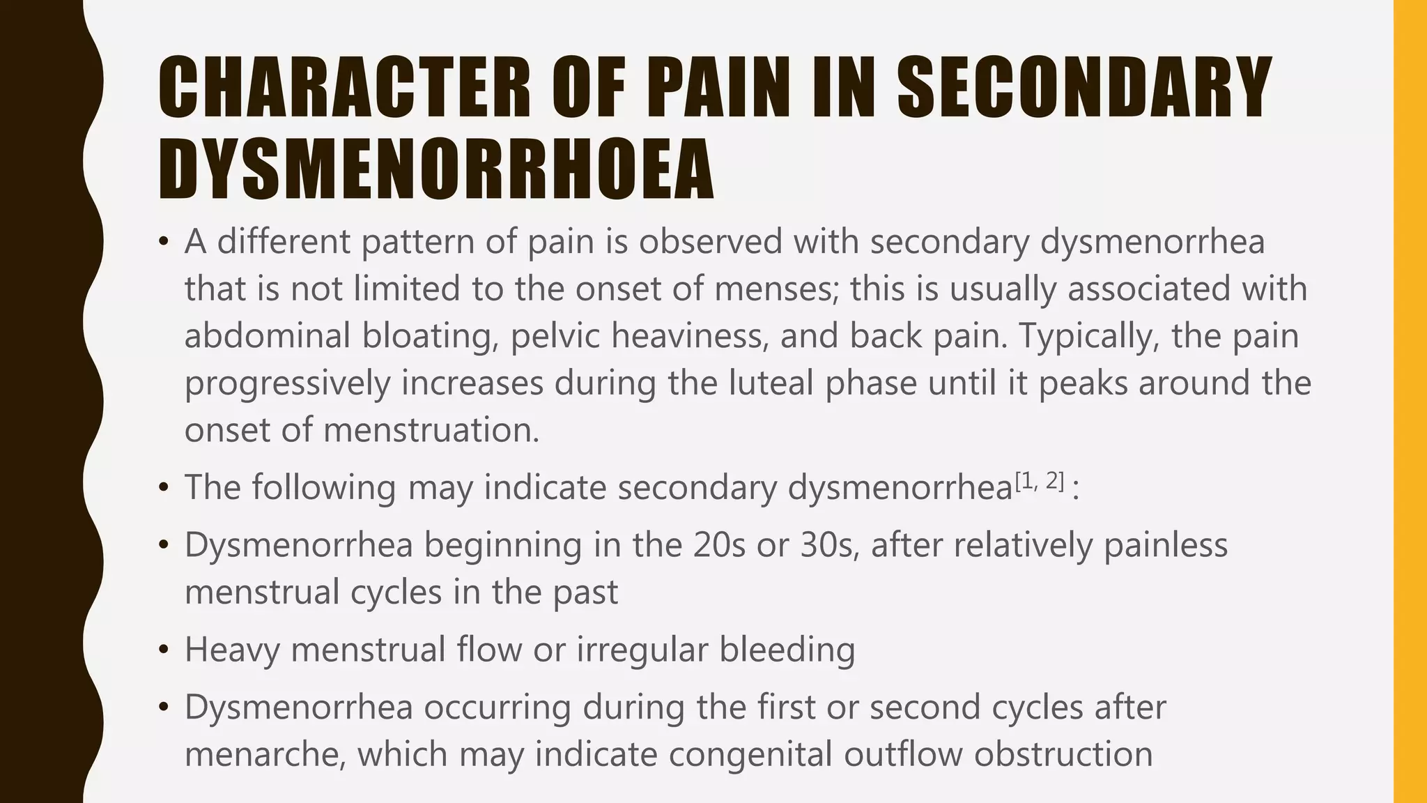 Dysmenorrhoea and premenstrual syndrome | PPTX