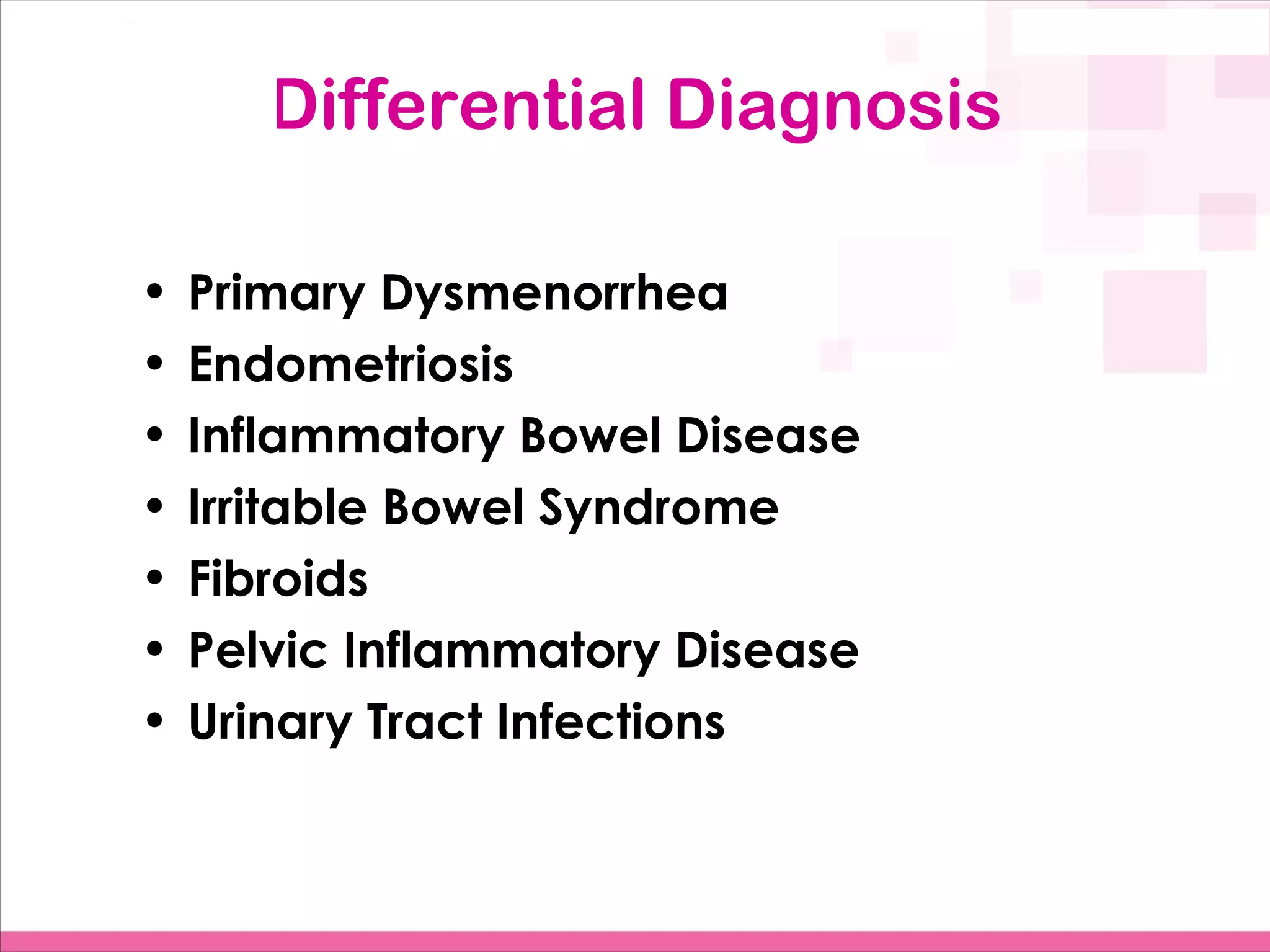 DYSMENORRHOEA | PPT