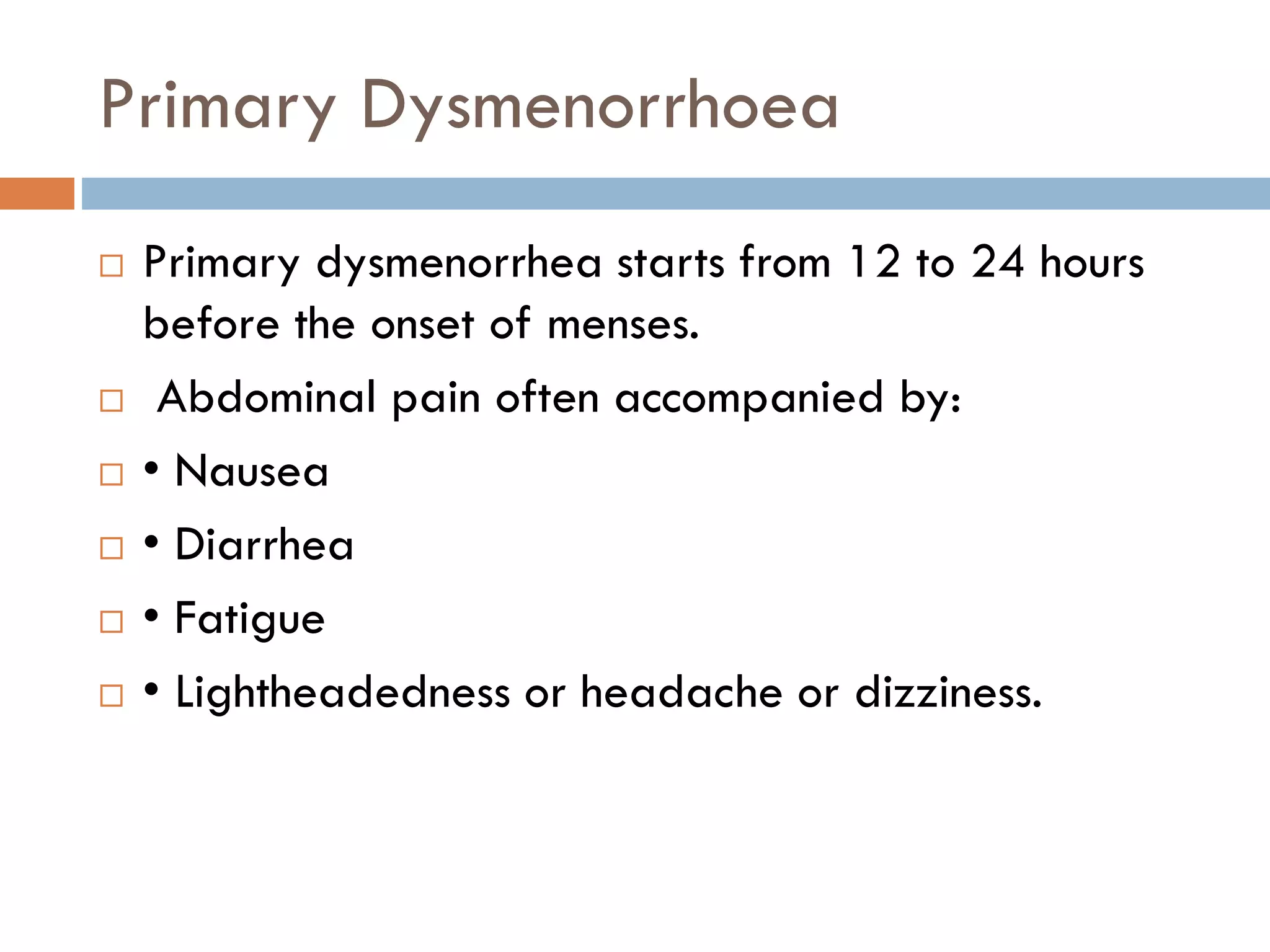 Dysmenorrhoea | PDF
