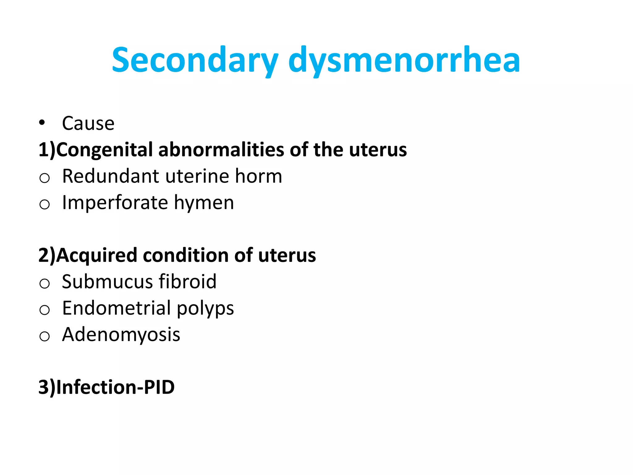 Dysmenorrhoes | PPTX