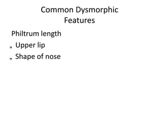 Dysmorphism | PPTX