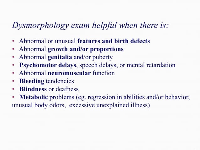 Dysmorphology Student upload Dr.Khaled.ppt