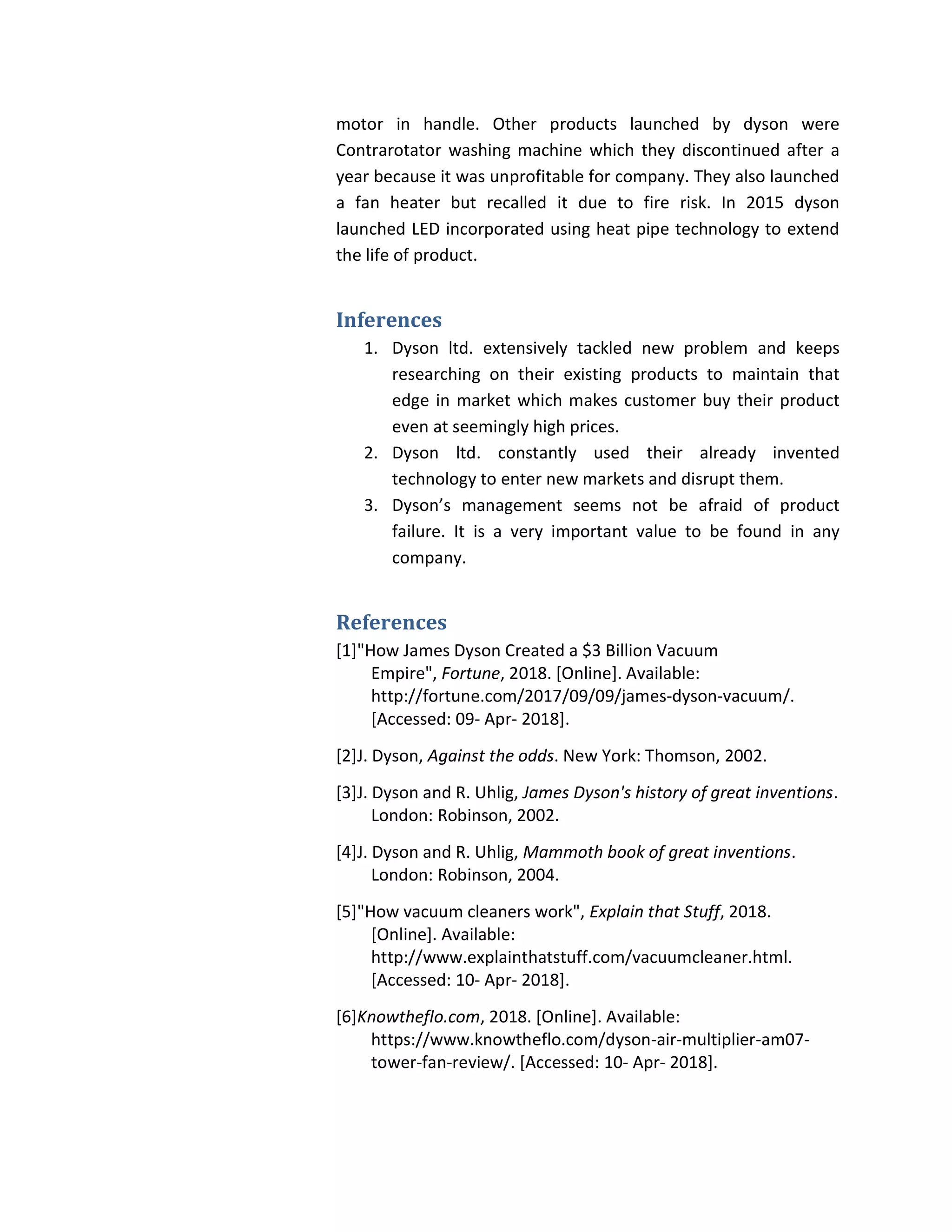 Dyson case study | PDF