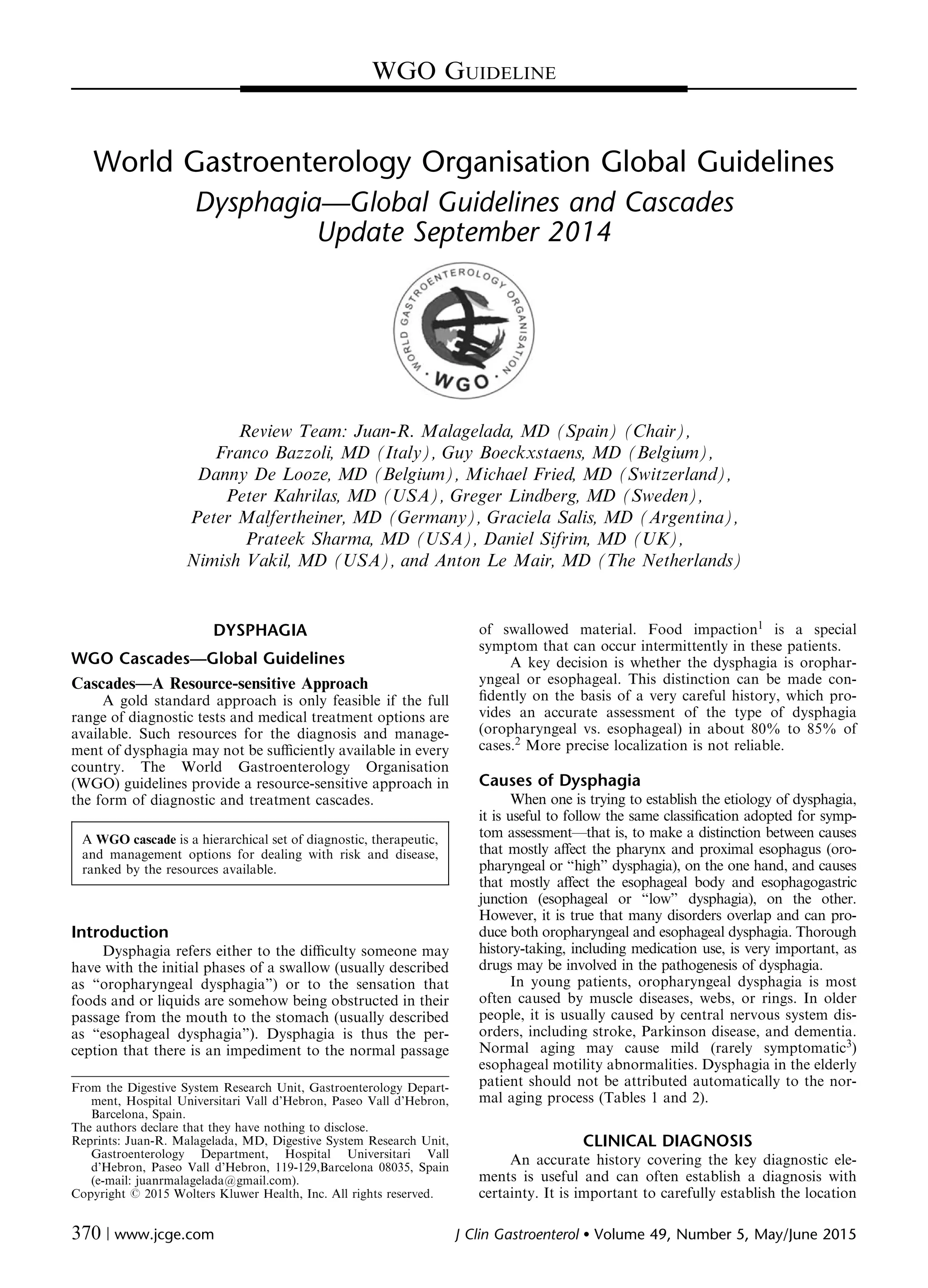 Dyspahgia wgo | PDF