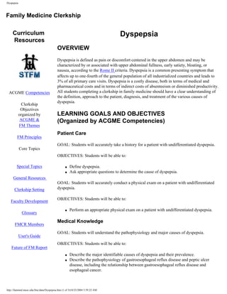 Dyspepsia | PDF