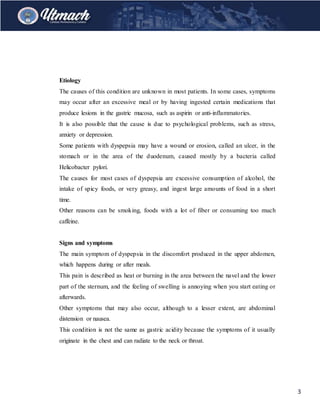 Dyspepsia | DOCX