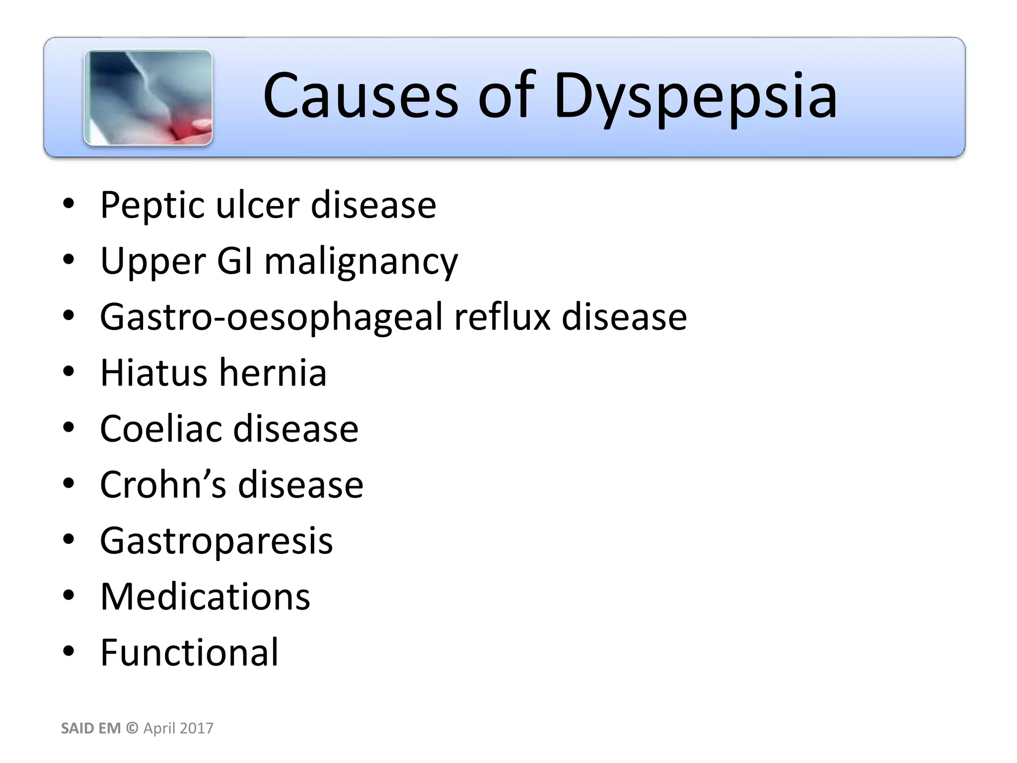 Dyspepsia | PPTX