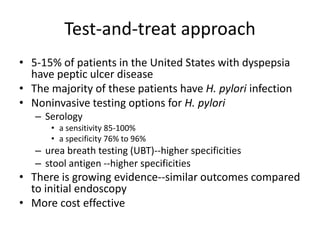 Dyspepsia endoscopy guideline | PPT