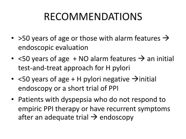 Dyspepsia endoscopy guideline | PPT