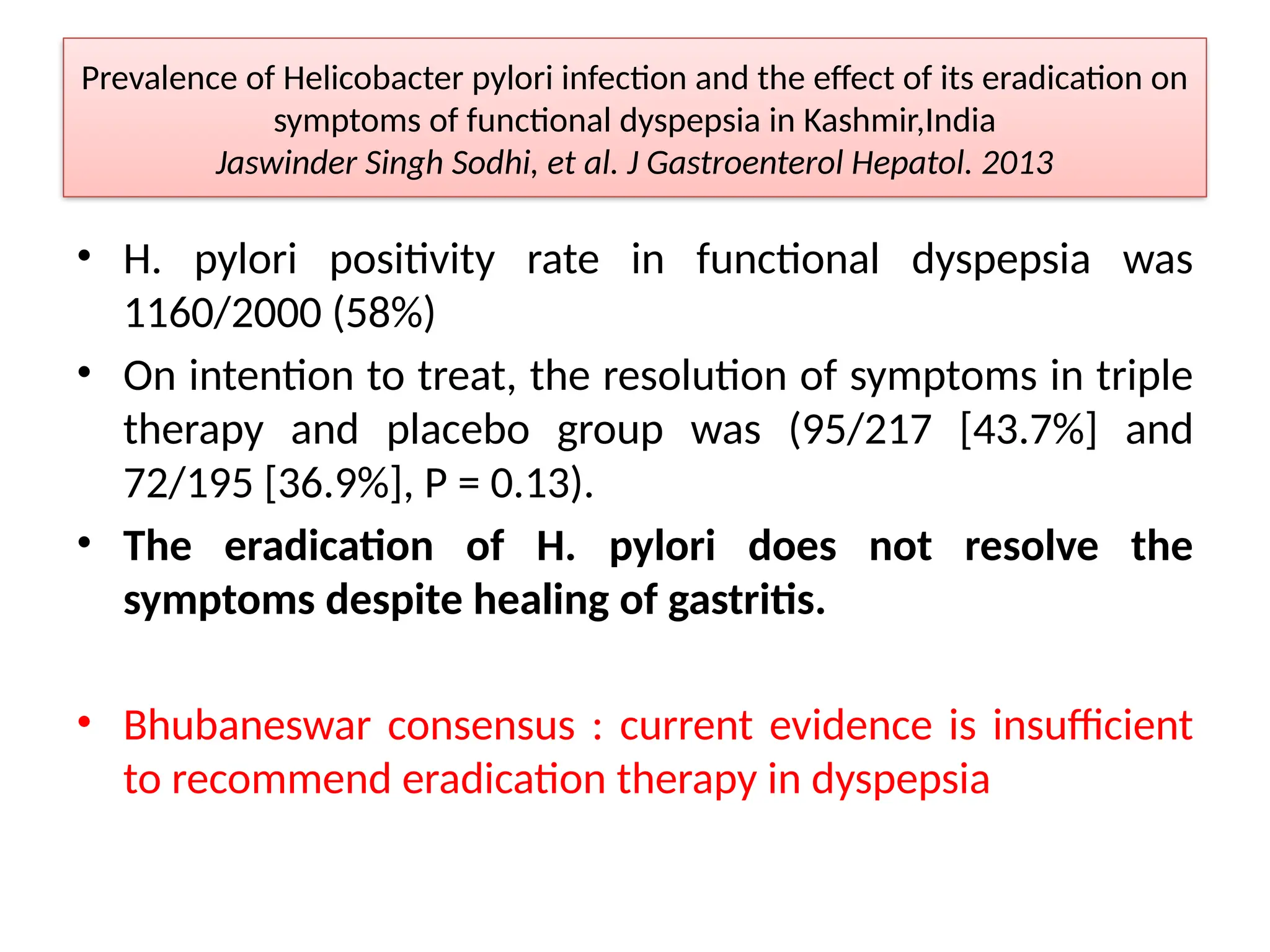 Approach to dyspepsia- Diagnosis & management .pptx