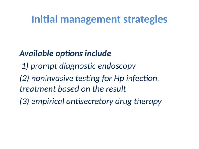 Approach to dyspepsia- Diagnosis & management .pptx