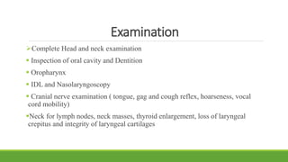 Dysphagia evaluation | PPTX