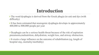 Dysphagia evaluation | PPTX