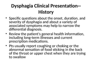Dysphagia for medical students executive summary.ppt