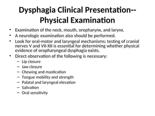 Dysphagia for medical students executive summary.ppt