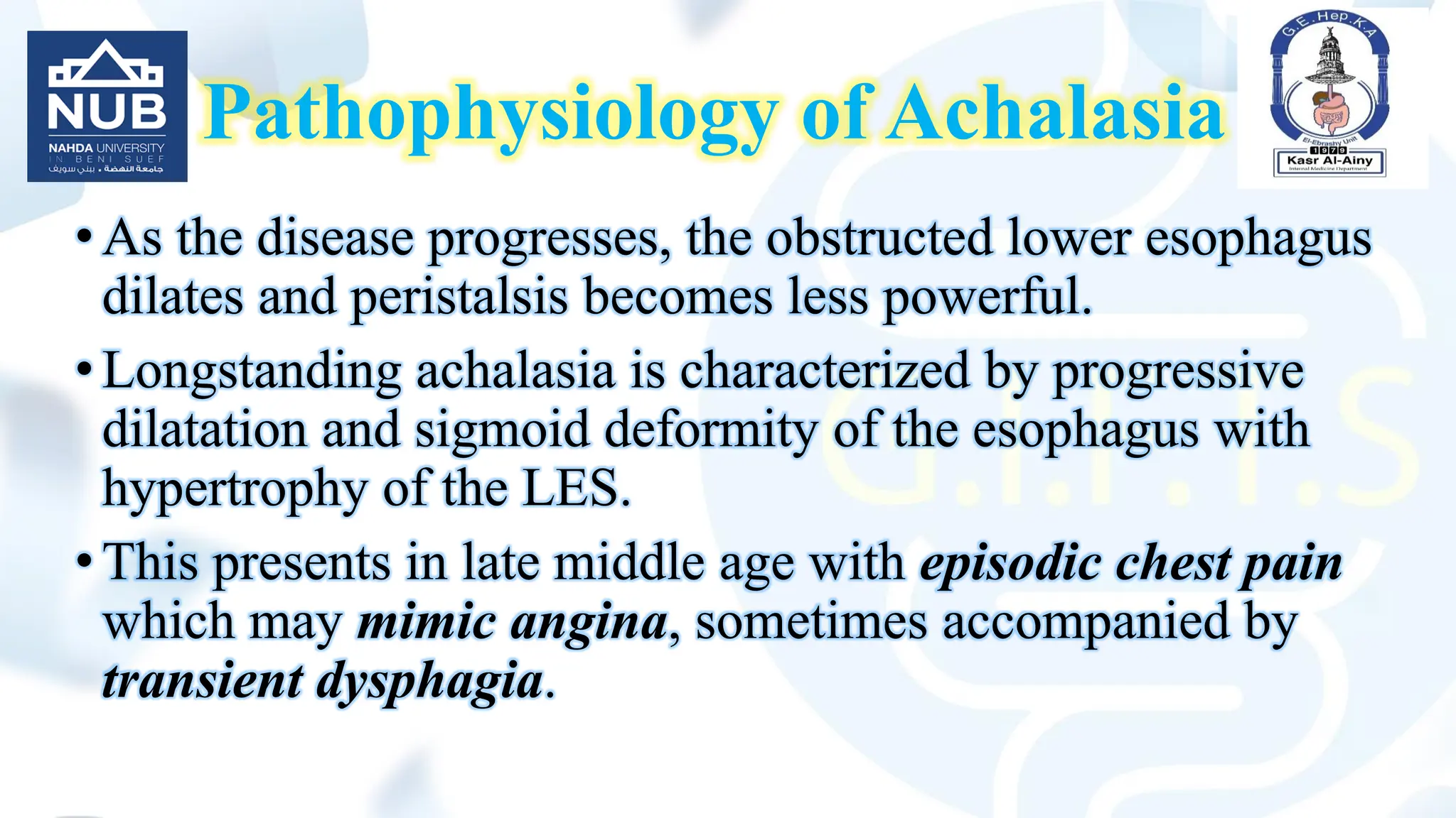 Dysphagia and Achalasia undergraduate lecture | PDF