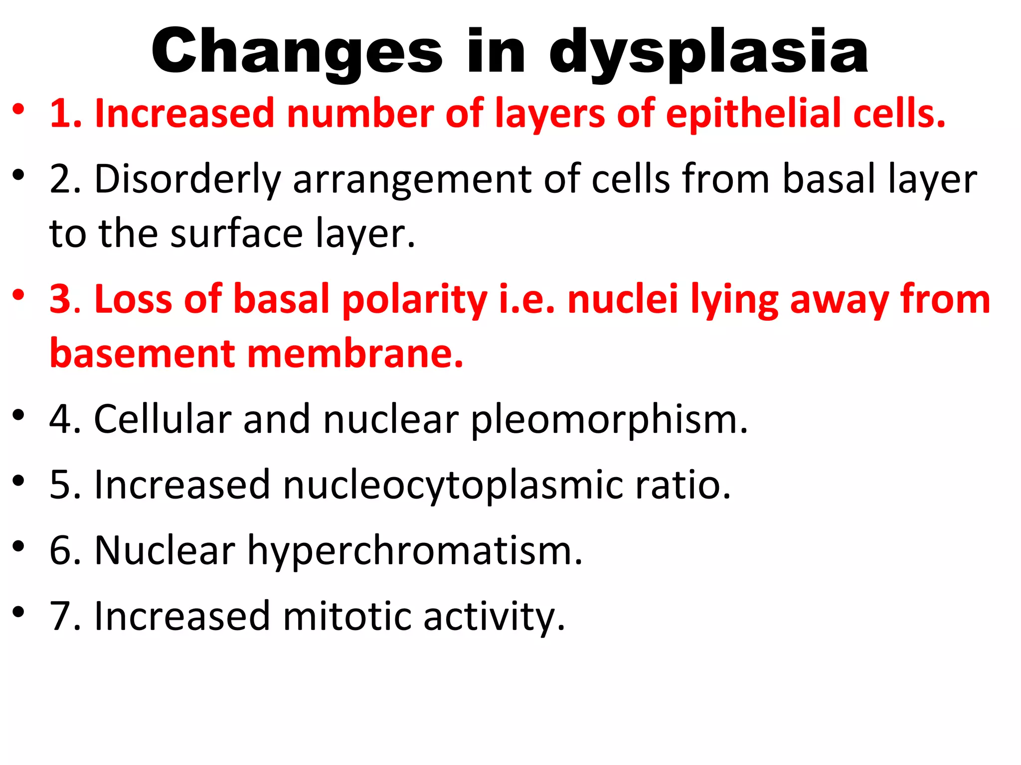 Dysplasia by dr manzoor n | PPT