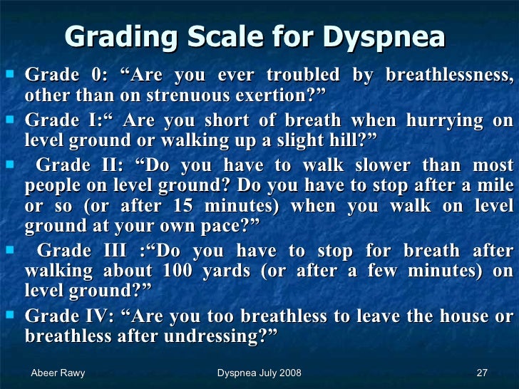 Dyspnea