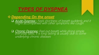 Dyspnea by Ahammed Naseem | PPTX