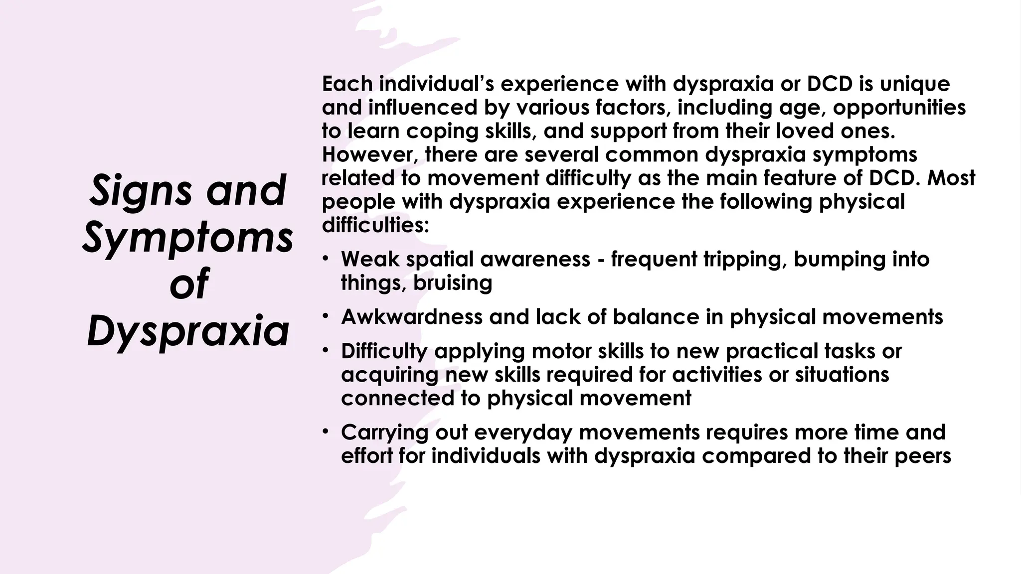PSYCHOLOGY OF LEARNING DISABILITY - DYSPRAXIA.pptx