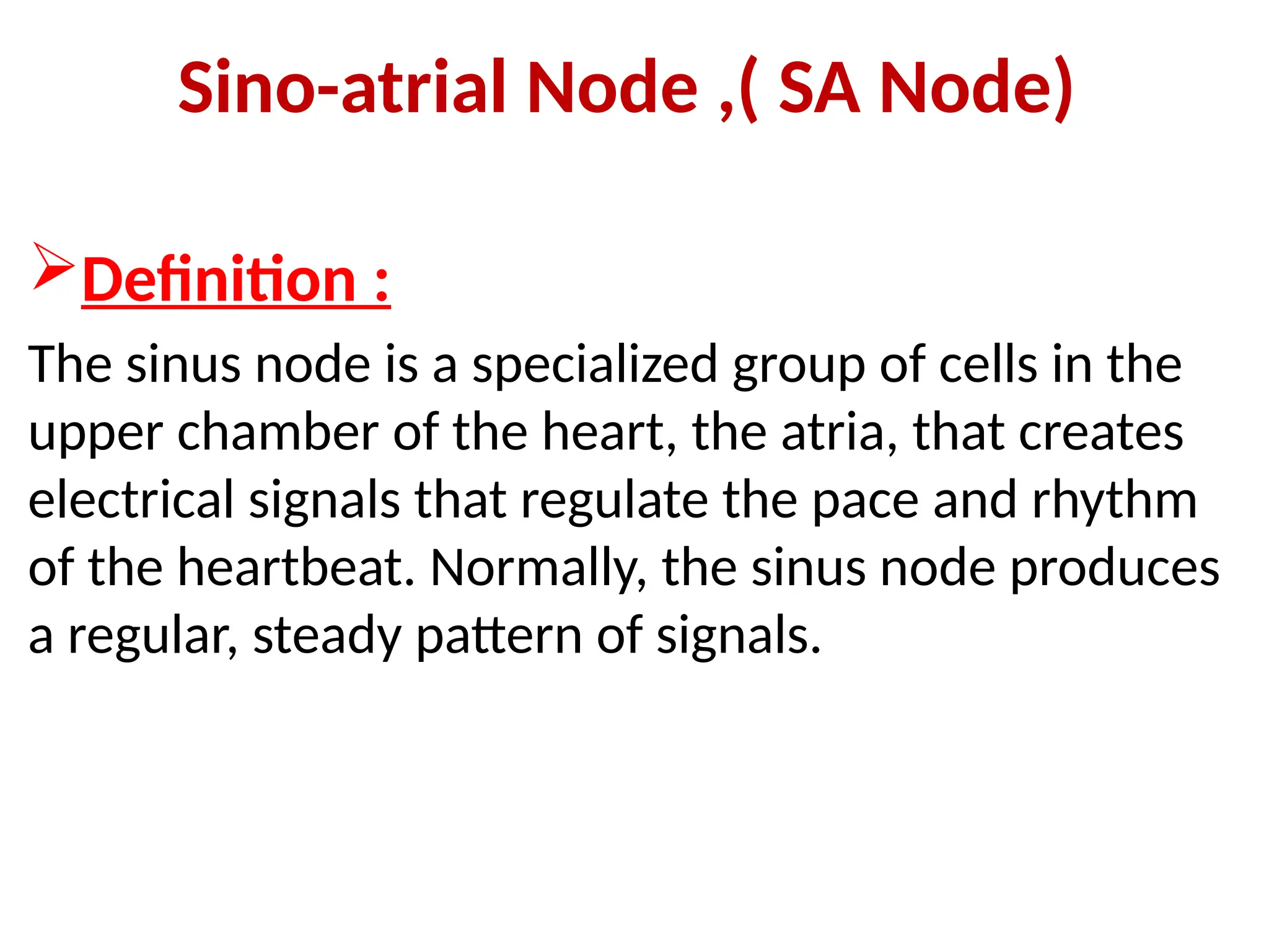 lecture on Dysrhythmias of Sino-atrial Node | PPT