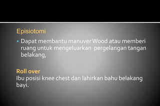 Pelajaran Distosia Bahu pada persalinann | PPTX