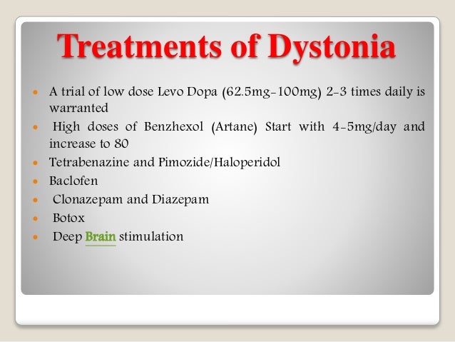 Dystonia Symptoms Causes And Treatment