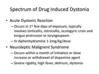 Dystonia in Children | PPTX