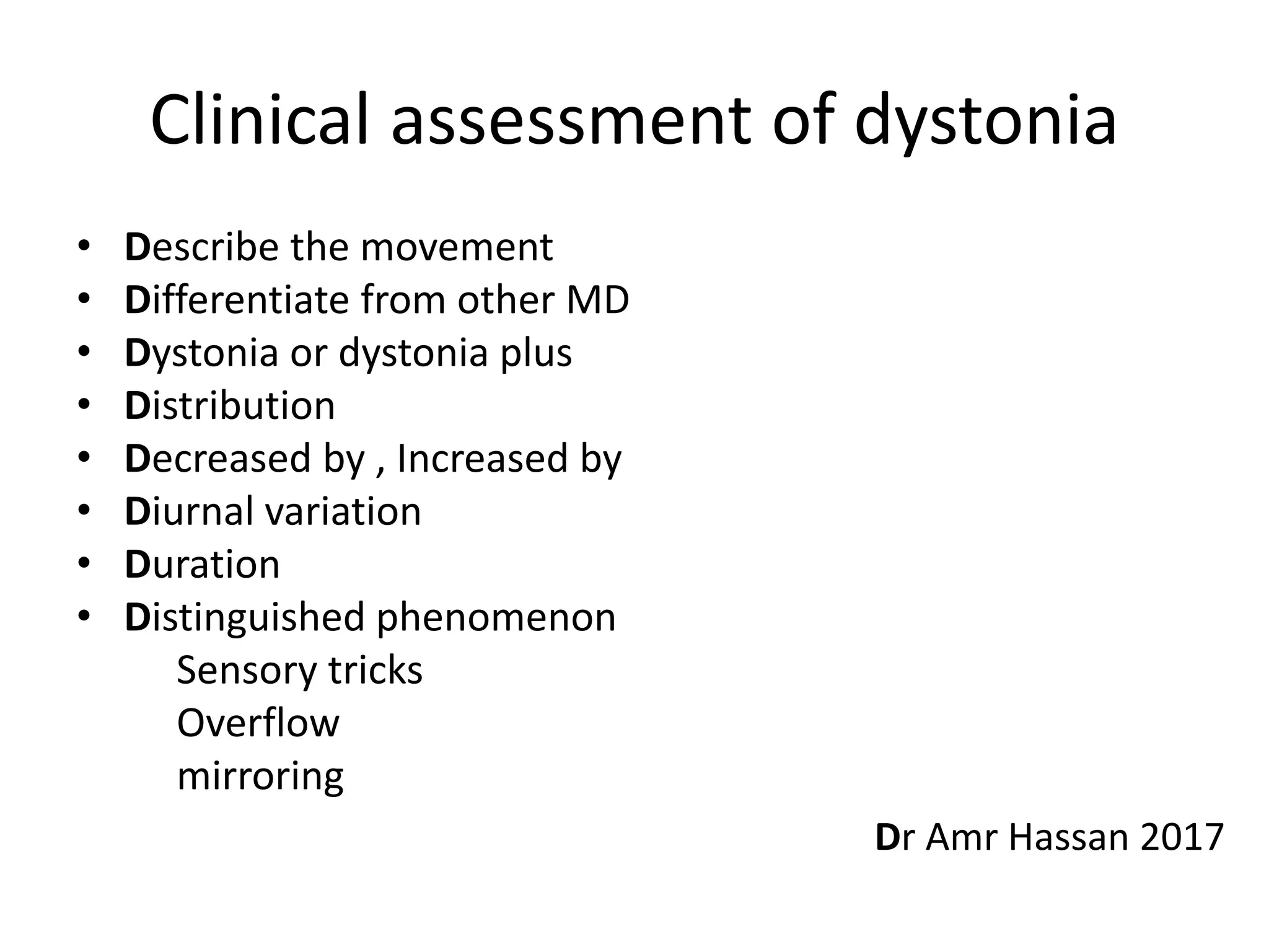 Dystonia | PDF
