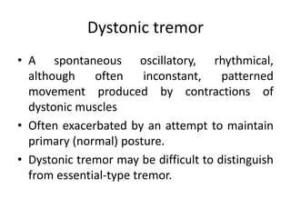Dystonia | PDF