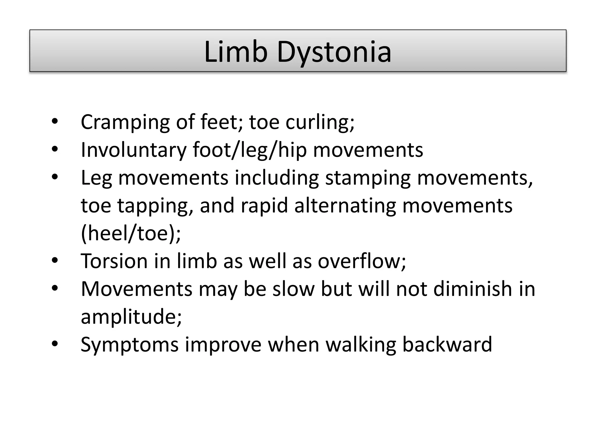 Dystonia | PPTX