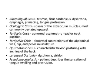 Dystonia | PPTX