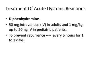 Acute Dystonia