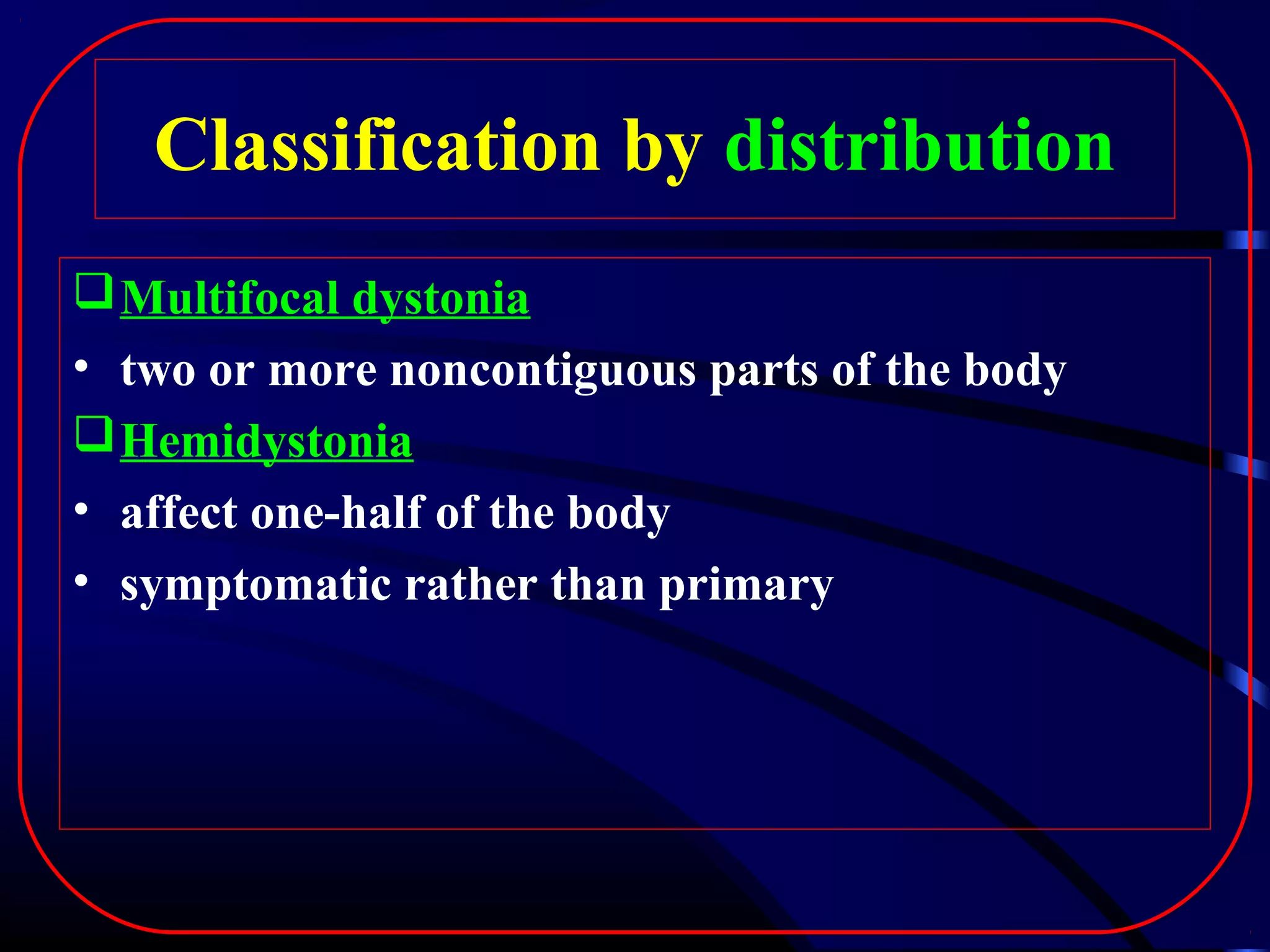 Dystonia | PPT