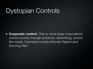 Dystopia | KEY | Science Fiction | Genres