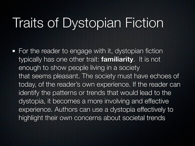 Dystopia | KEY | Science Fiction | Genres