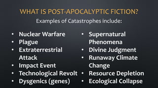 Dystopia and post apocalyptic3 | PPTX