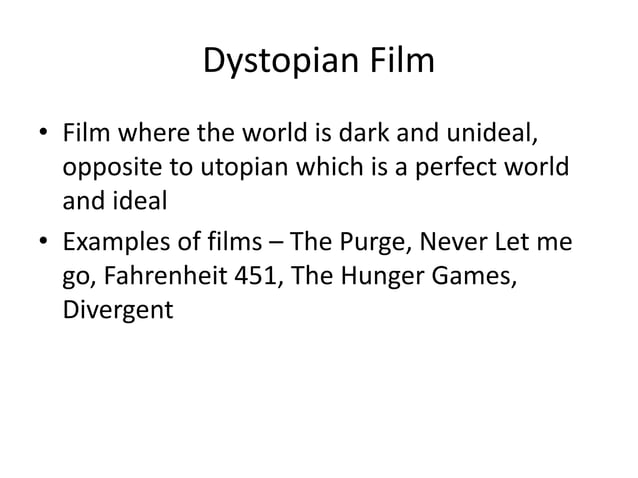 Dystopian film | PPT