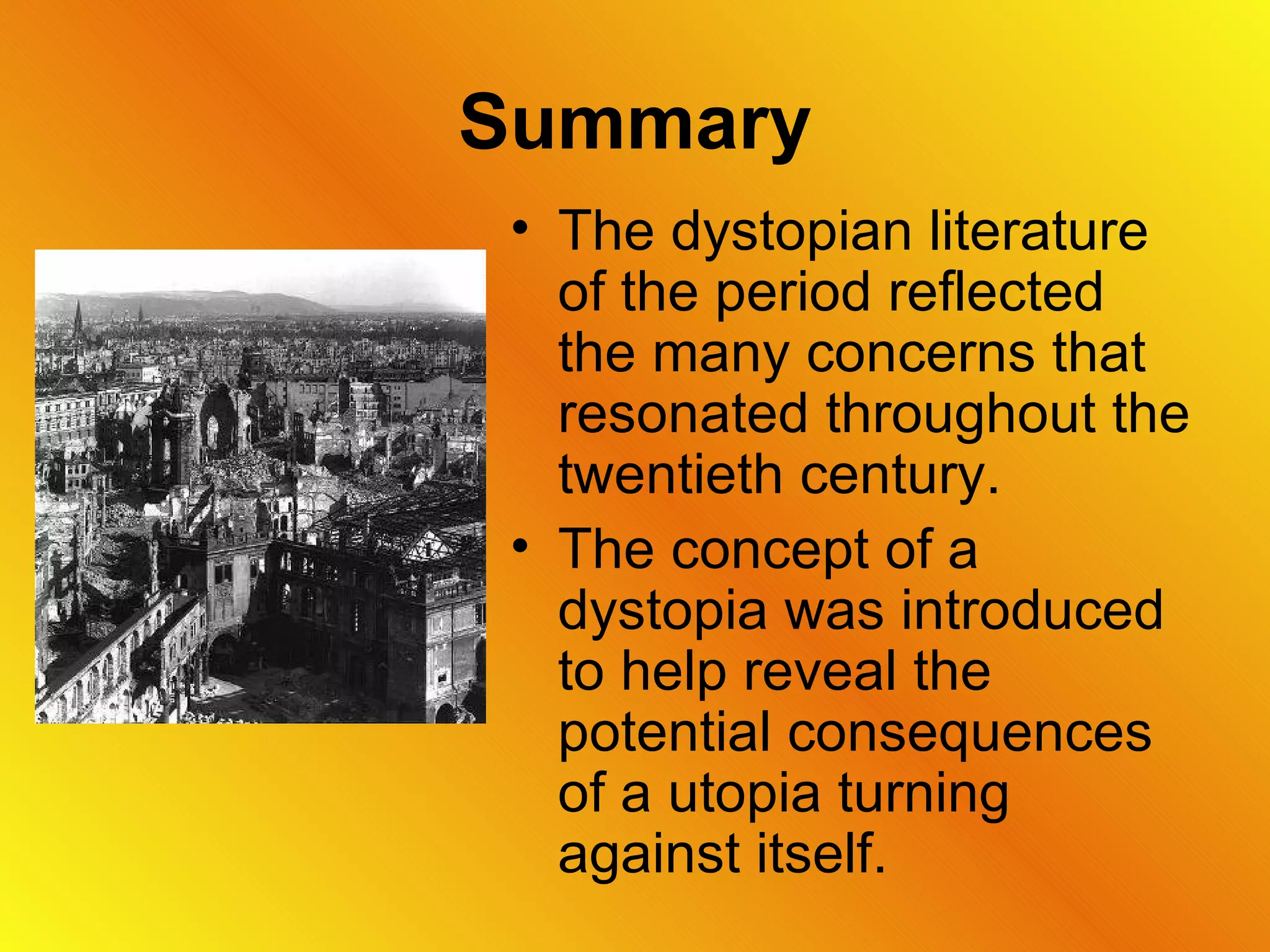 Dystopian novels | PPT