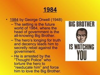 Dystopian novels | PPT